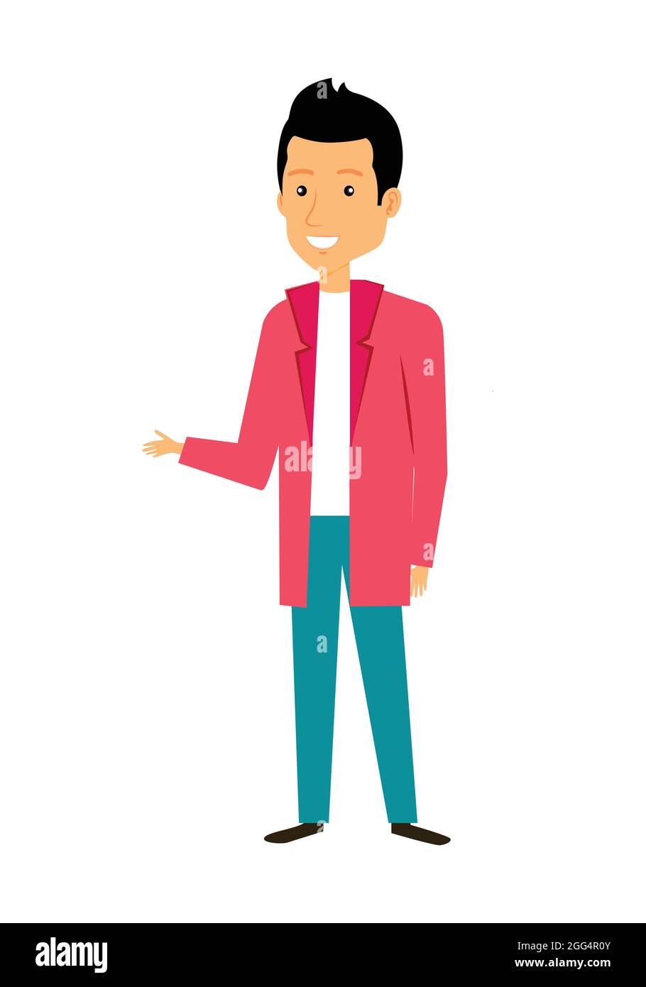 Animated Man Standing