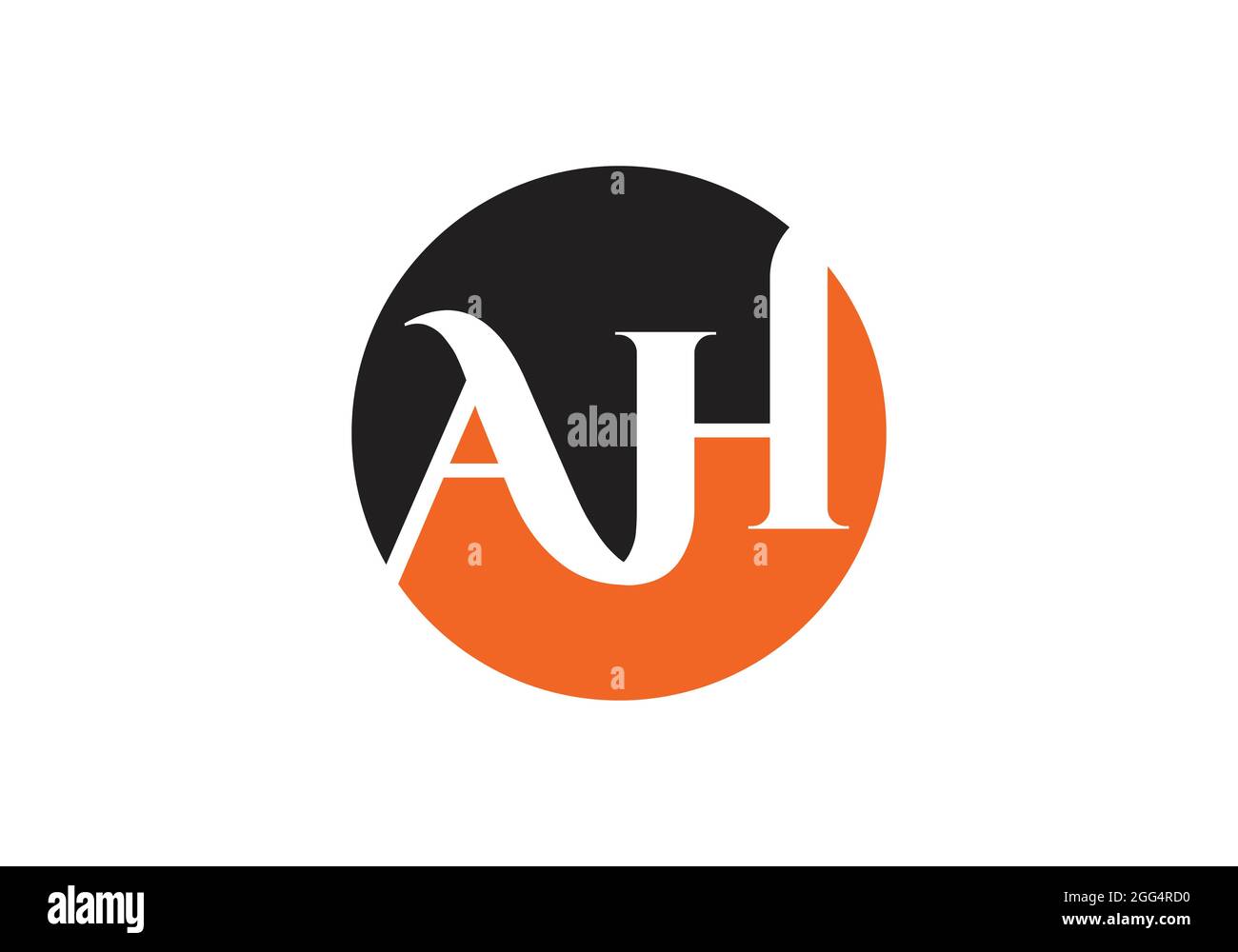 AH logo design template. This logo icon incorporate with abstract shape ... AH logo design template. This logo icon incorporate with abstract shape ...