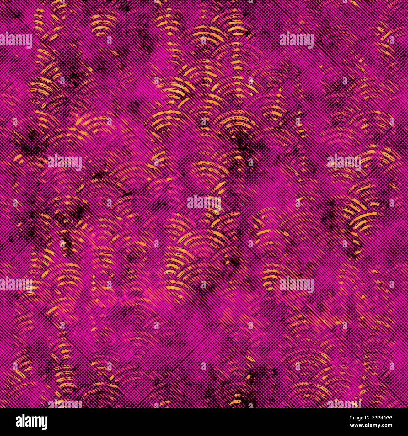 Seamless bright vivid pink and yellow pattern swatch for print Stock ...