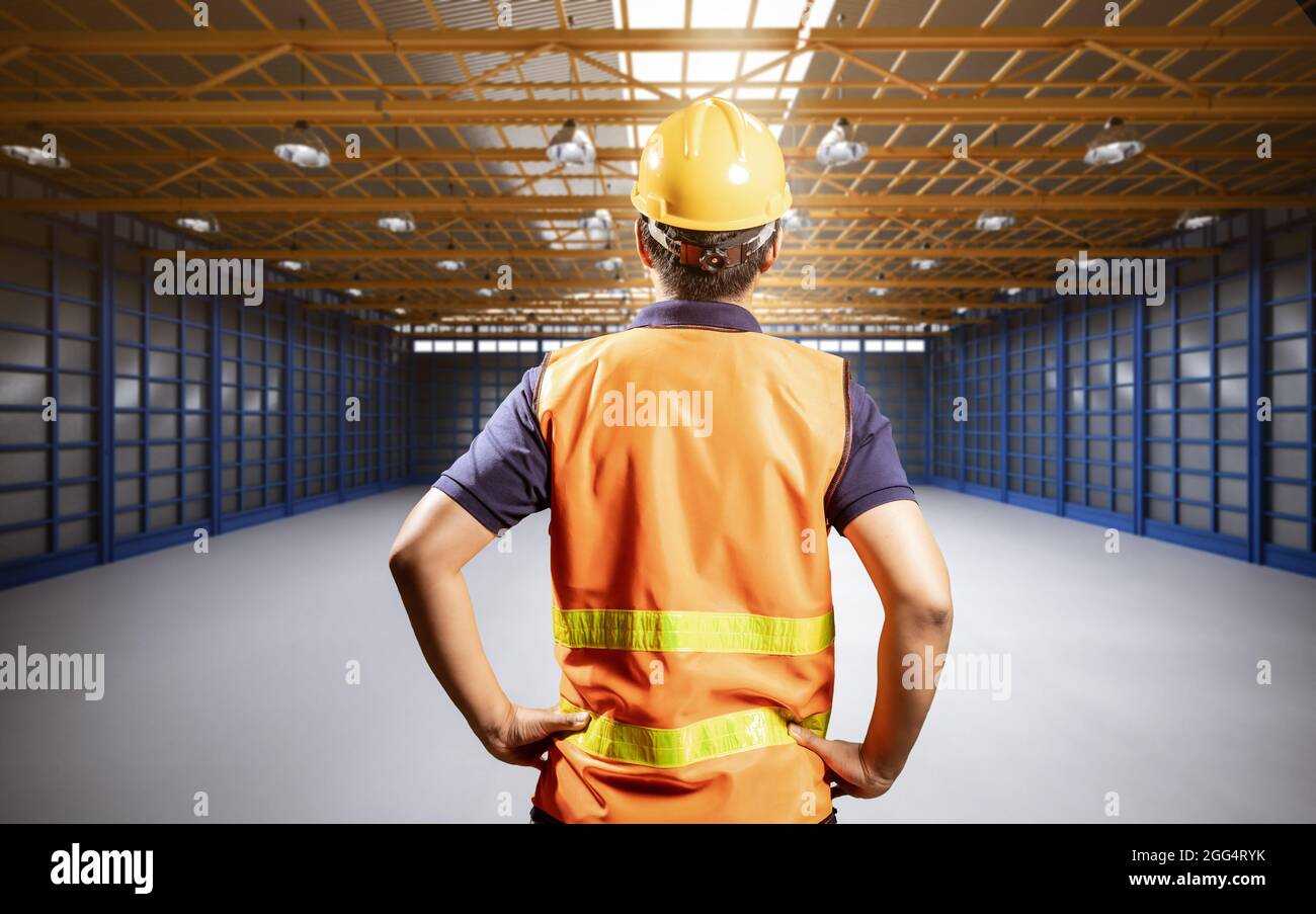 Asian engineer or technician work in factory Stock Photo - Alamy