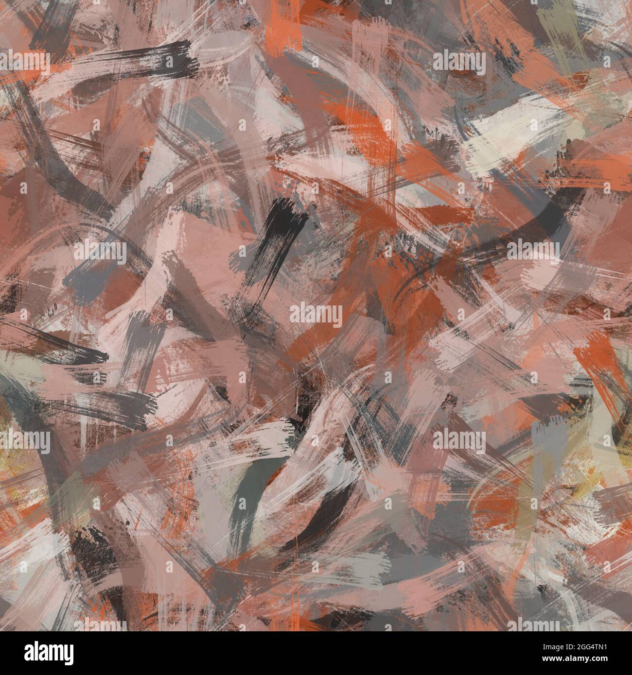 Seamless random faux digital paint stroke pattern print Stock Photo - Alamy