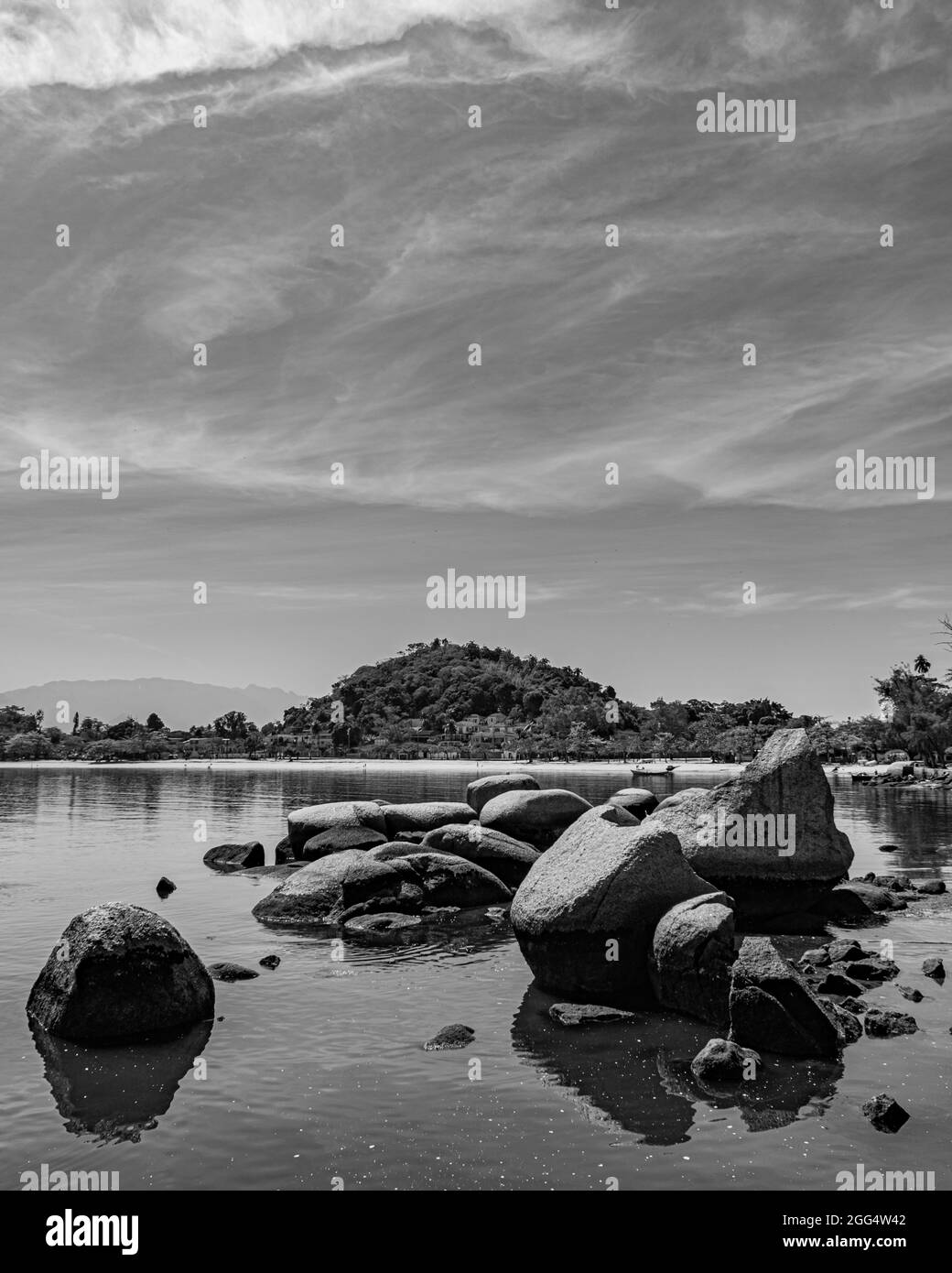 Paqueta Island, Rio de Janeiro, Brazil - CIRCA 2021: Typical urban ...