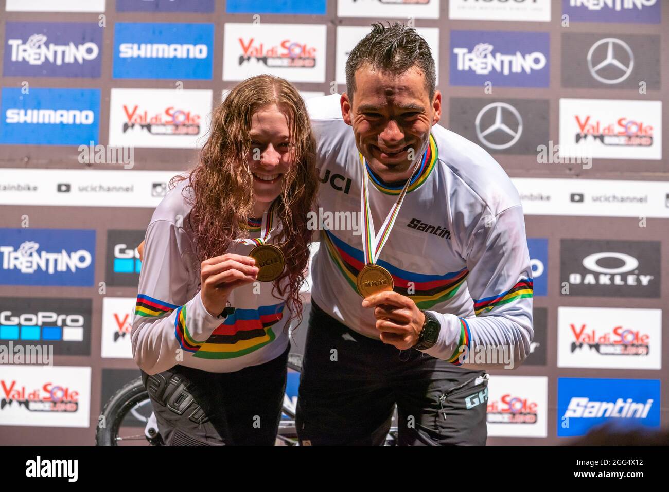 Tomas SLAVIK and Michaela HAJKOVA, both of the Czech Republic, 1st ...