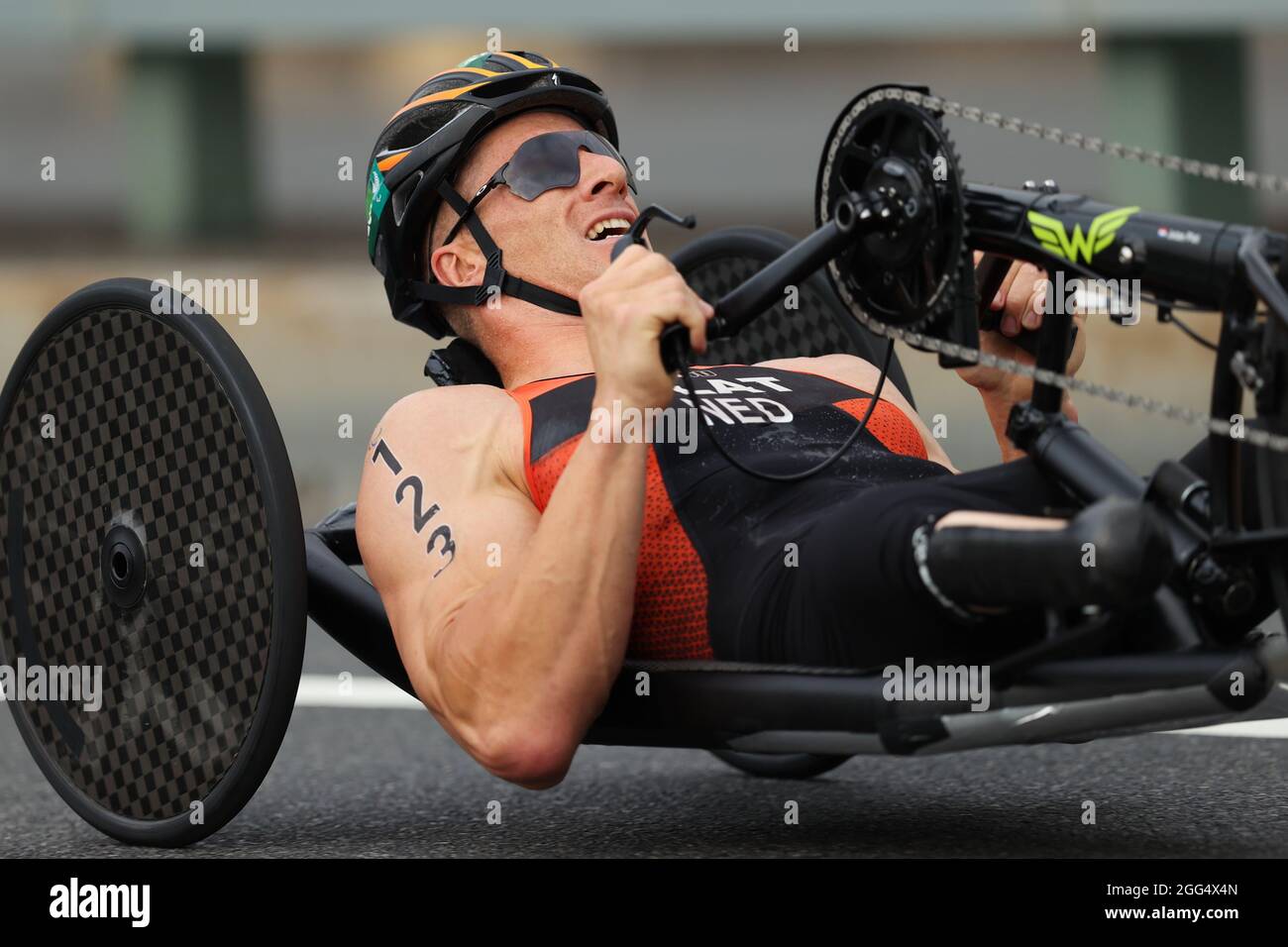 Tokyo, Japan. 29th Aug, 2021. Jetze Plat (NED) Triathlon : Men's PTWC ...