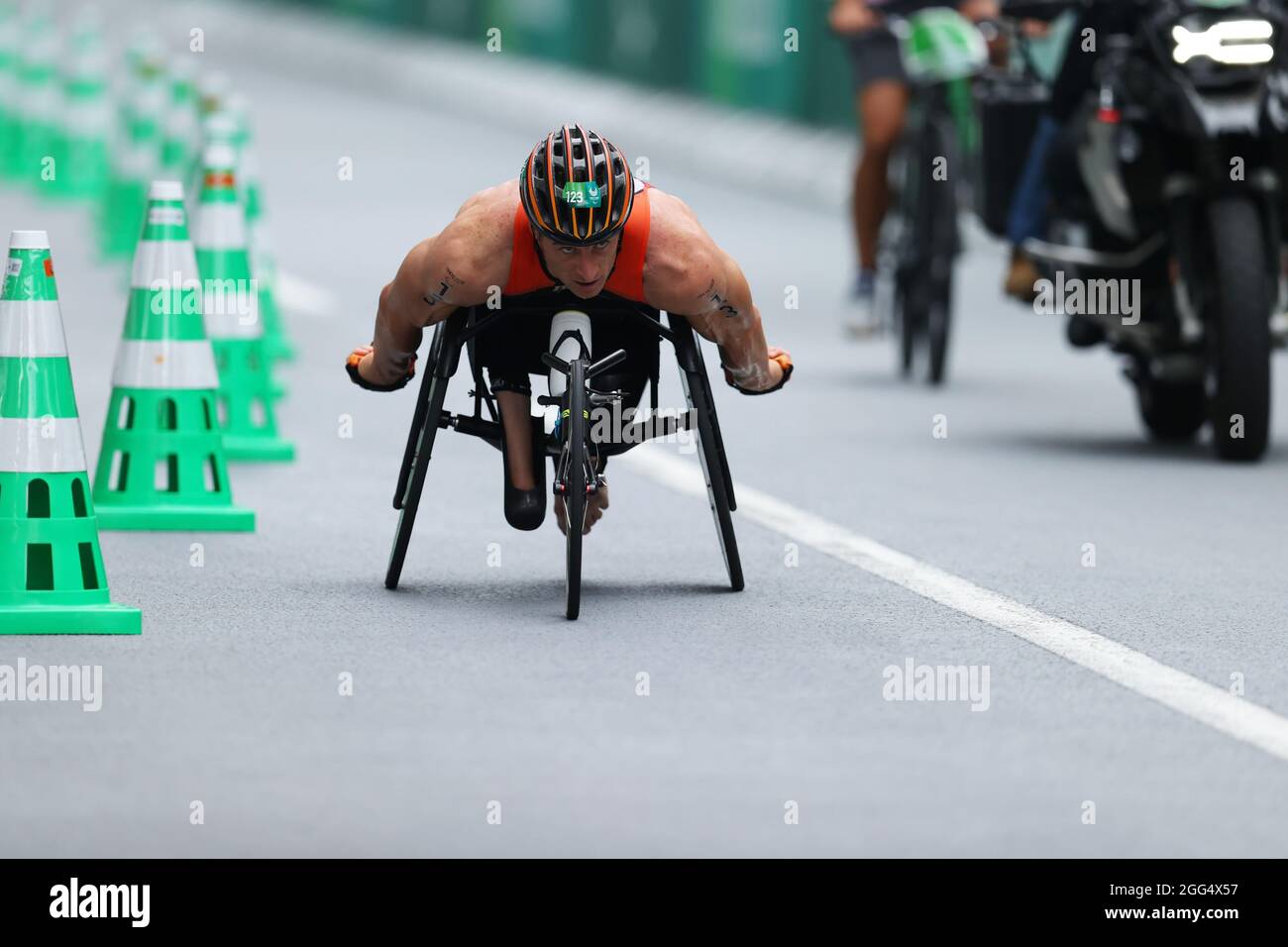 Tokyo, Japan. 29th Aug, 2021. Jetze Plat (NED) Triathlon : Men's PTWC ...