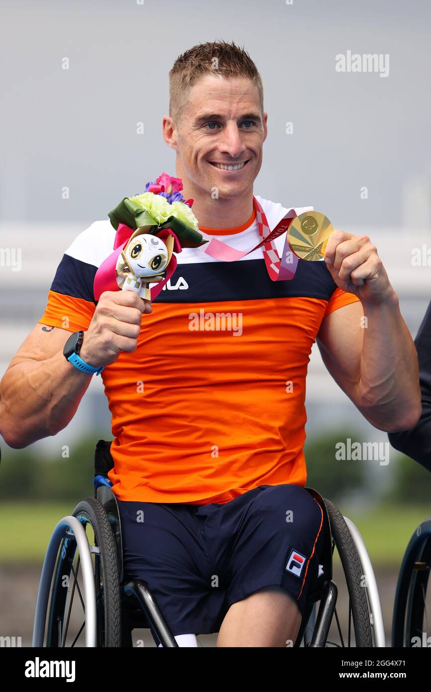 Tokyo, Japan. 29th Aug, 2021. Jetze Plat (NED) Triathlon : Men's PTWC ...