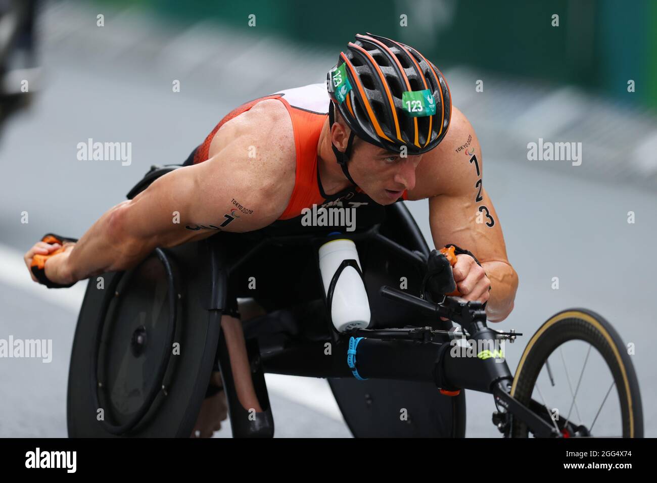 Tokyo, Japan. 29th Aug, 2021. Jetze Plat (NED) Triathlon : Men's PTWC ...