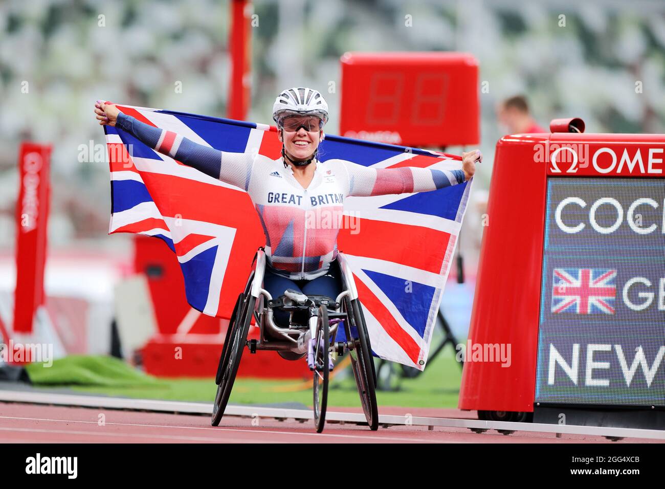 Tokyo, Japan. 29th Aug, 2021. Hannah Cockroft (GBR) Athletics : Women's ...
