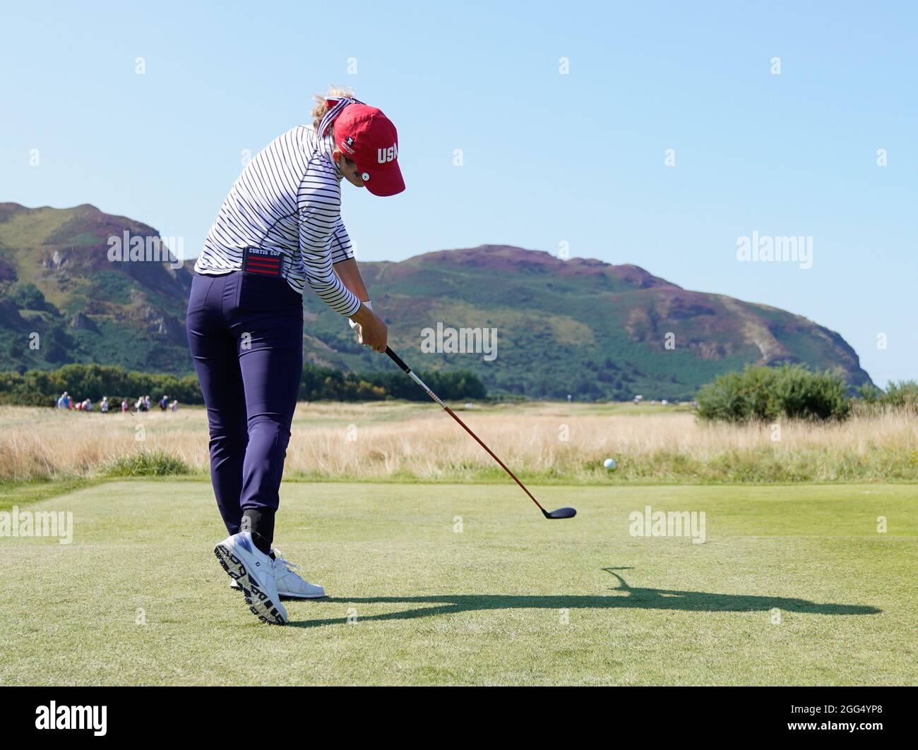 Team USA's Brooke Matthews plays from the second tee during the 2021 ...