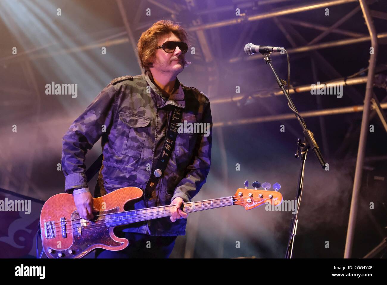 Portsmouth, UK. 28th Aug, 2021. Welsh lyricist Nicholas Allan Jones ...