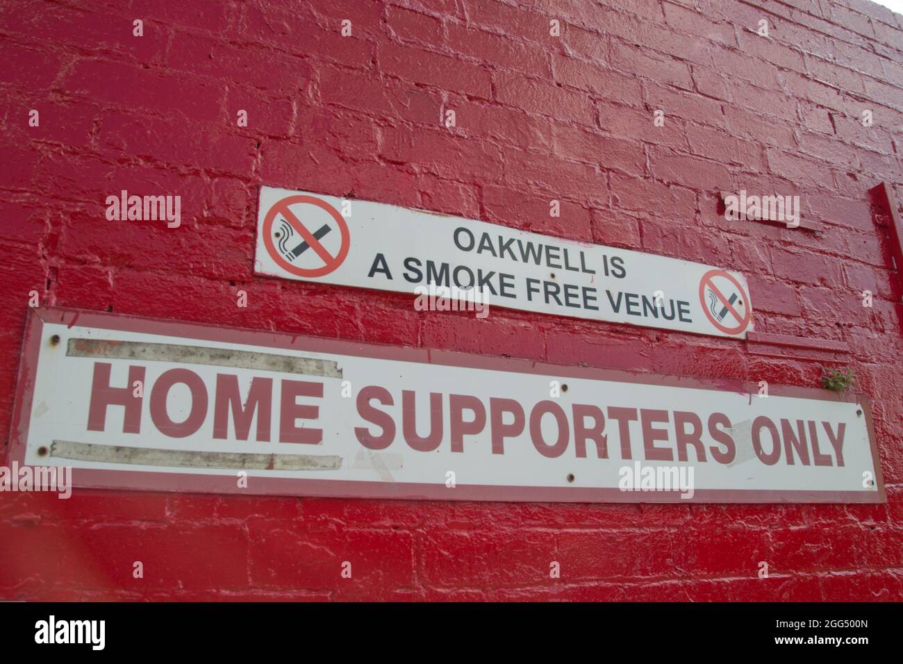 outside the Oakwell Stadium, Barnsley Stock Photo - Alamy
