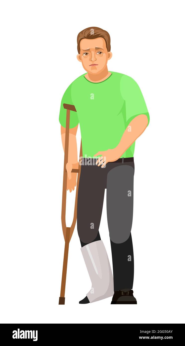 Broken Ankle Cast Clipart