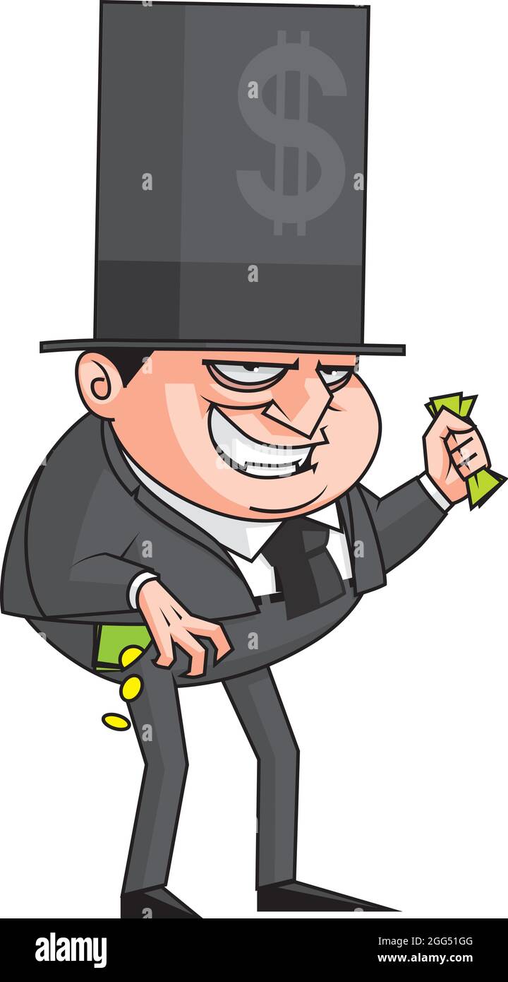 Evil banker hi-res stock photography and images - Alamy