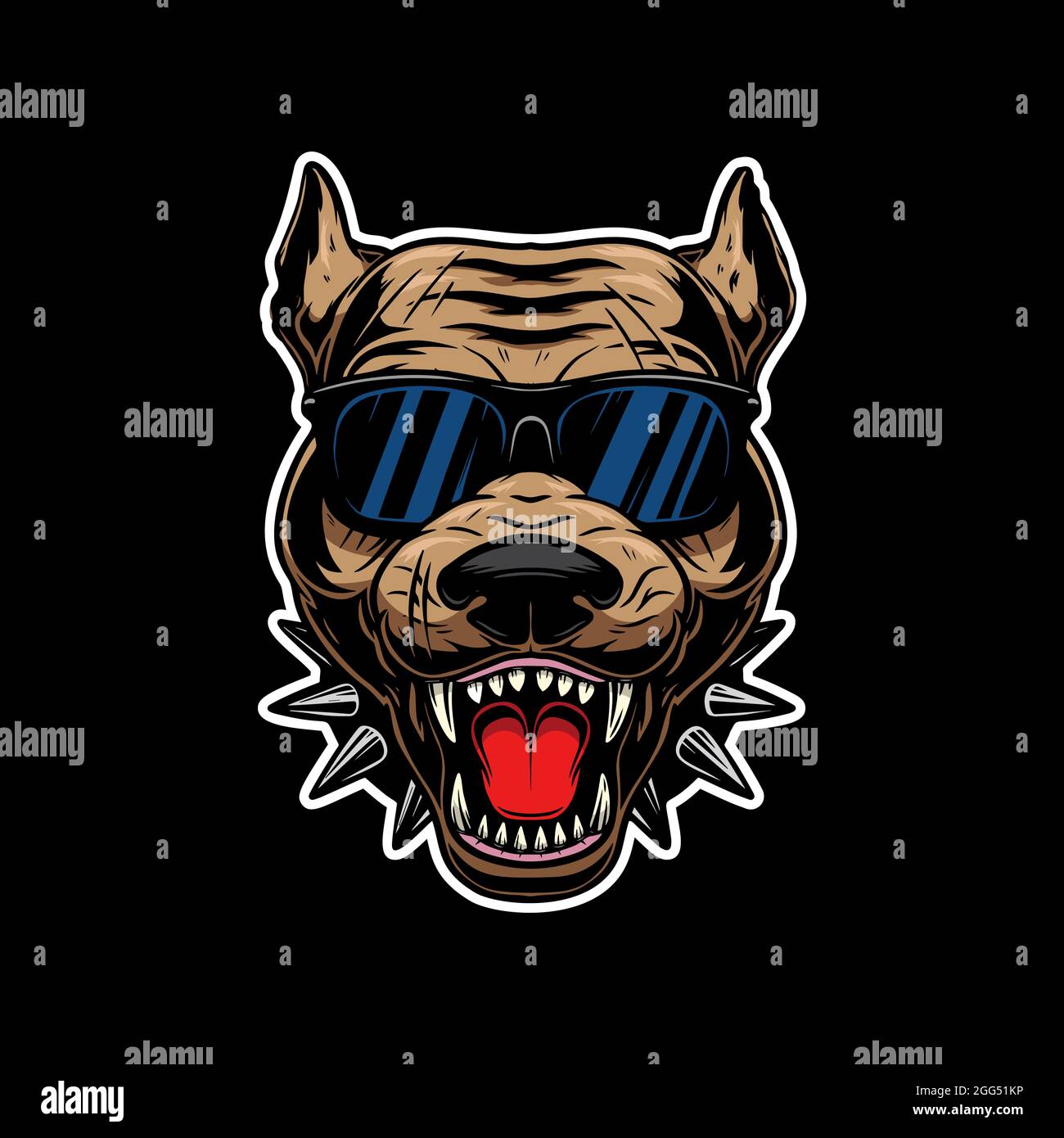 Mean Dog Logo