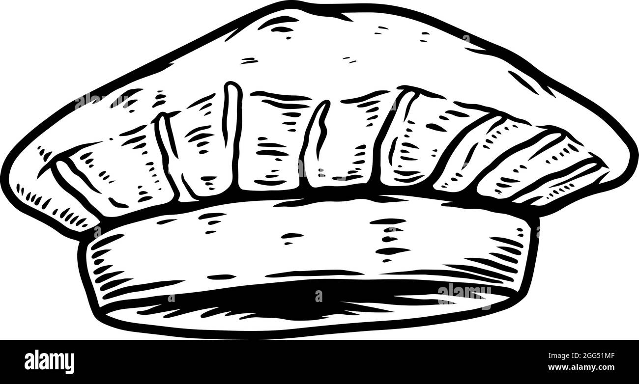 Illustration of chef hat. Design element for logo, label, sign, emblem ...