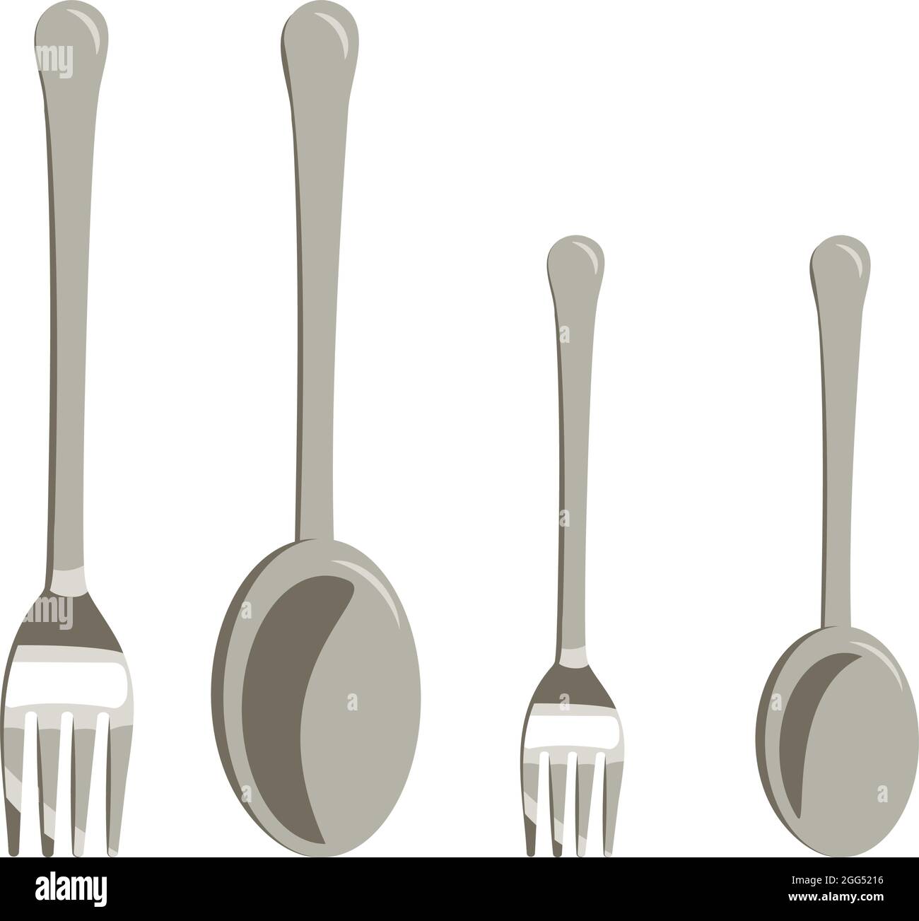 Household objects eating utensil Stock Vector Images - Alamy