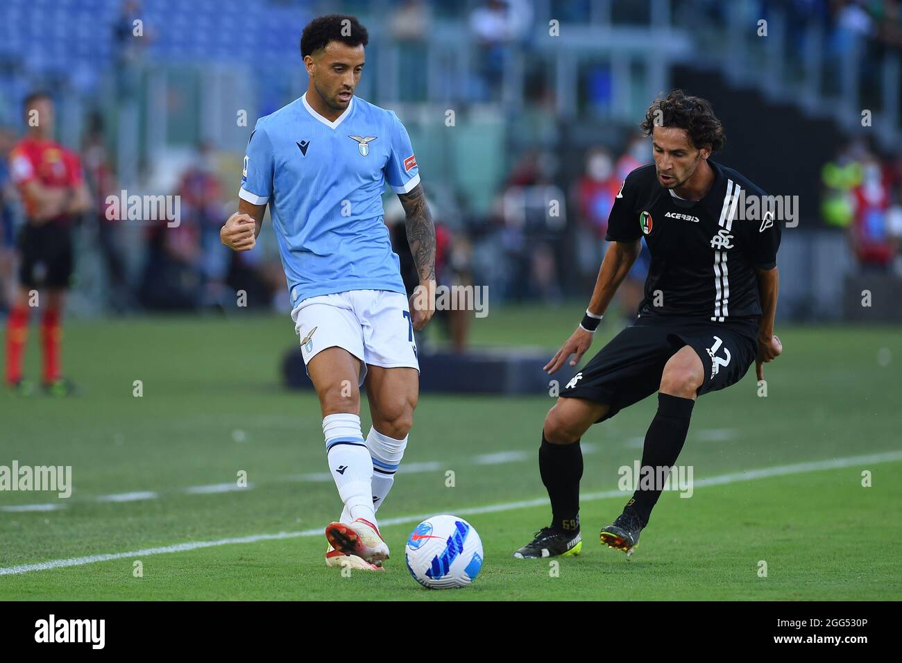 Rome, Lazio. 28th Aug, 2021. Felipe Anderson of SS Lazio Luca Vignali ...