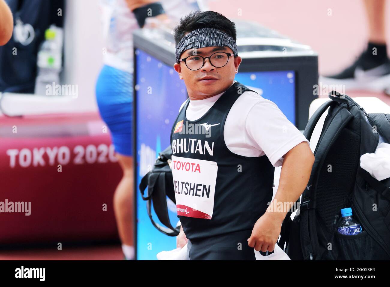 Tokyo, Japan. 29th Aug, 2021. Gyeltshen (BHU) Athletics : Men's Shot ...