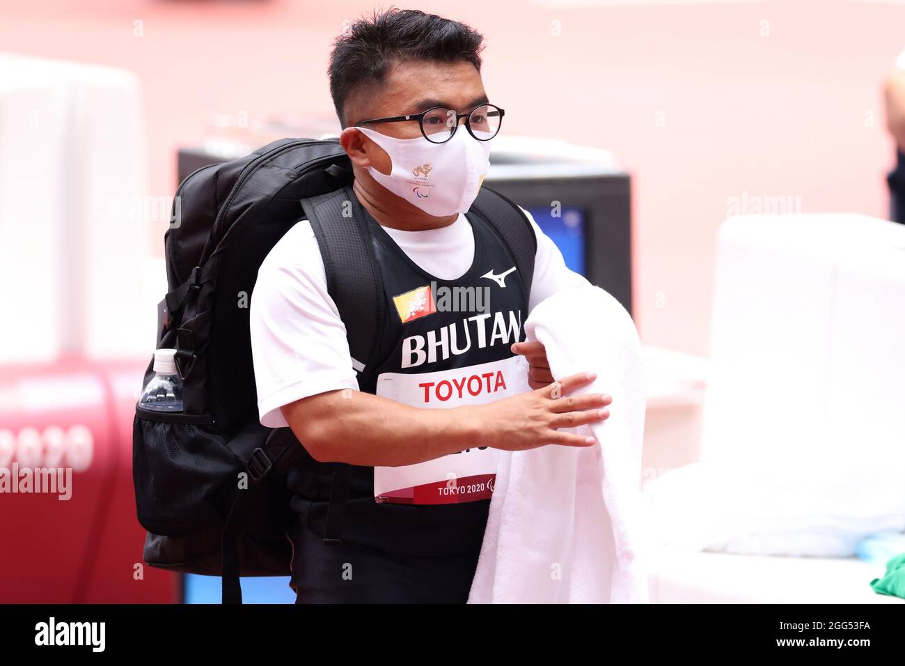 Tokyo, Japan. 29th Aug, 2021. Gyeltshen (BHU) Athletics : Men's Shot ...