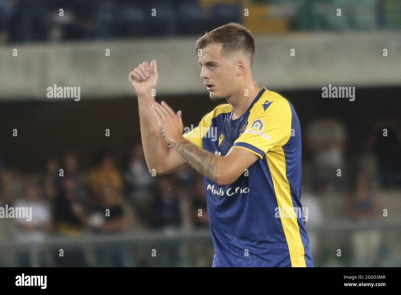 Marcantonio Bentegodi stadium, Verona, Italy, August 27, 2021, Ivan ...