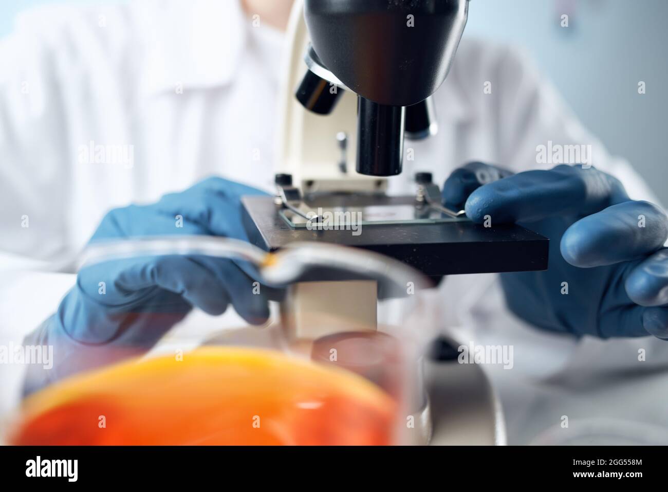 female laboratory assistant professional experiment research biology ...