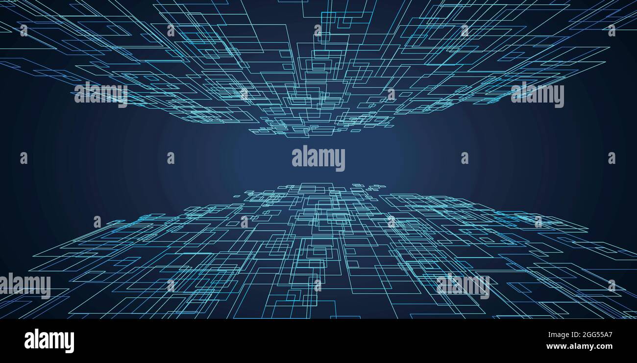 Abstract perspective background. Vector illustration Stock Vector Image ...