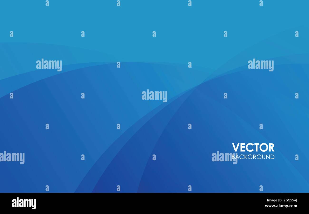 Blue curve background. Vector illustration Stock Vector Image & Art - Alamy