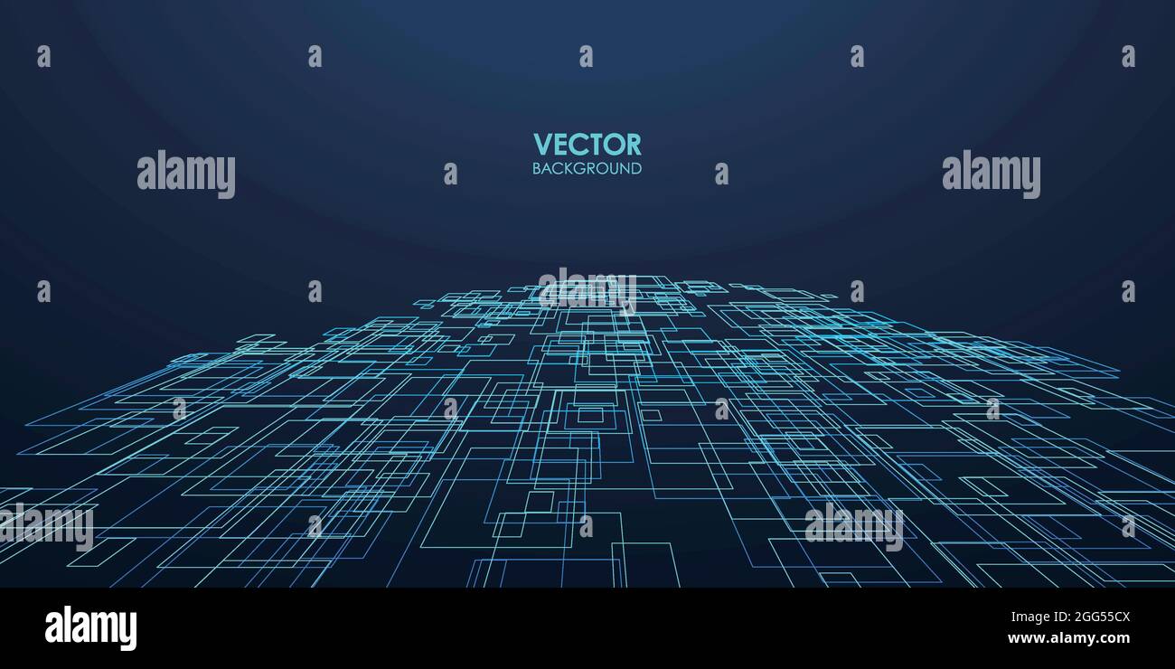 Abstract perspective background. Vector illustration Stock Vector Image ...