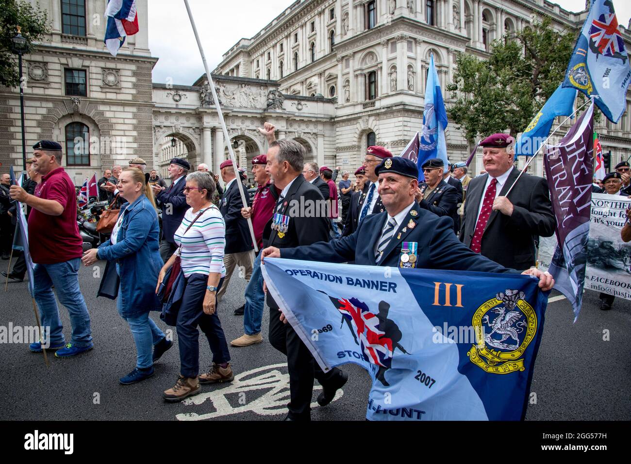 Northern Ireland Veterans Movement at Veterans National Protest Day ...