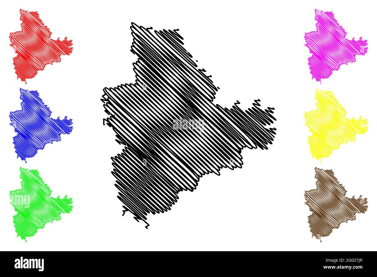 Main-Spessart district (Federal Republic of Germany, rural district ...