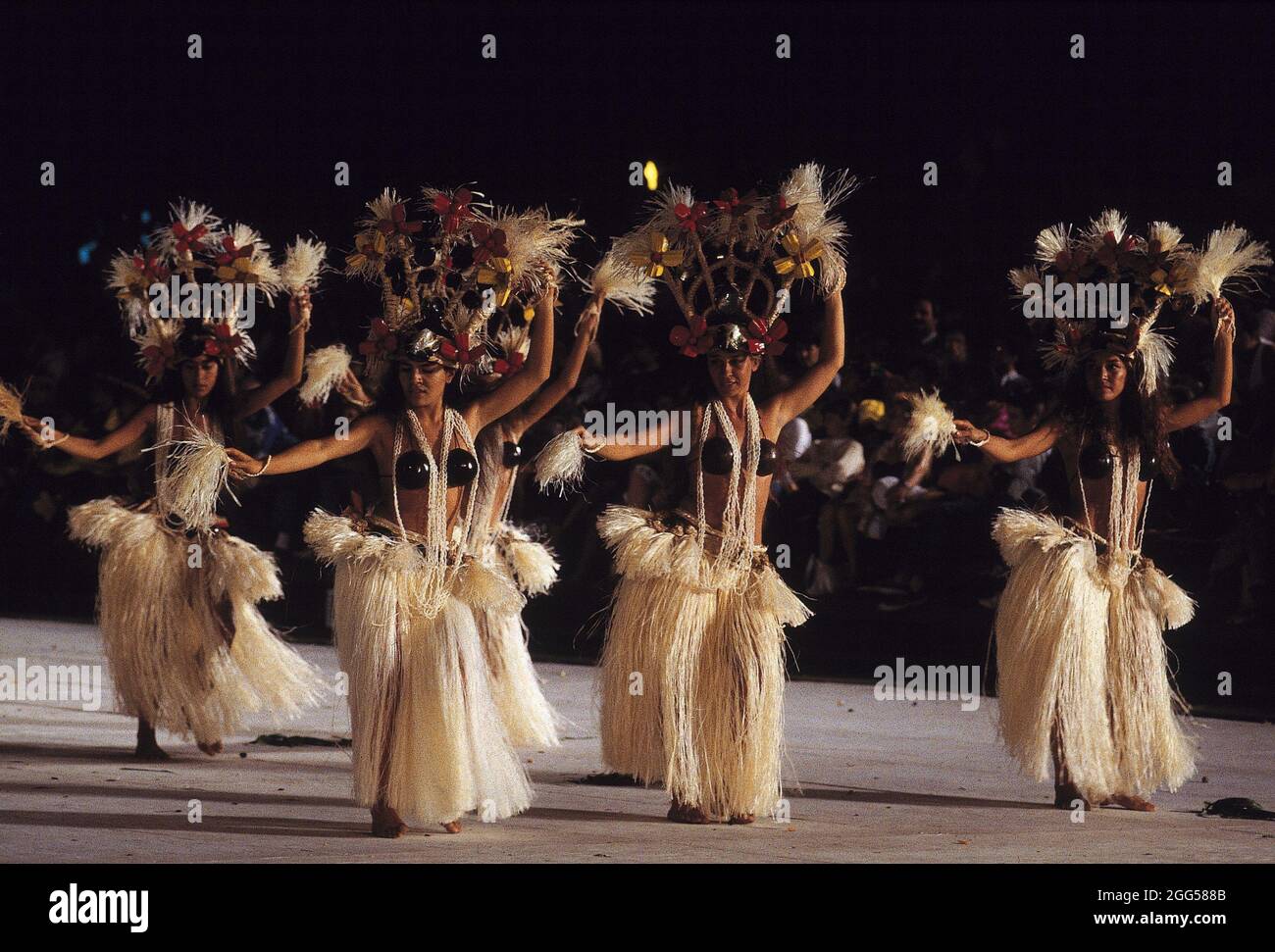FRENCH POLYNESIA. TAHITI. PAPEETE FAA'A. SONG AND DANCE COMPETITION ...