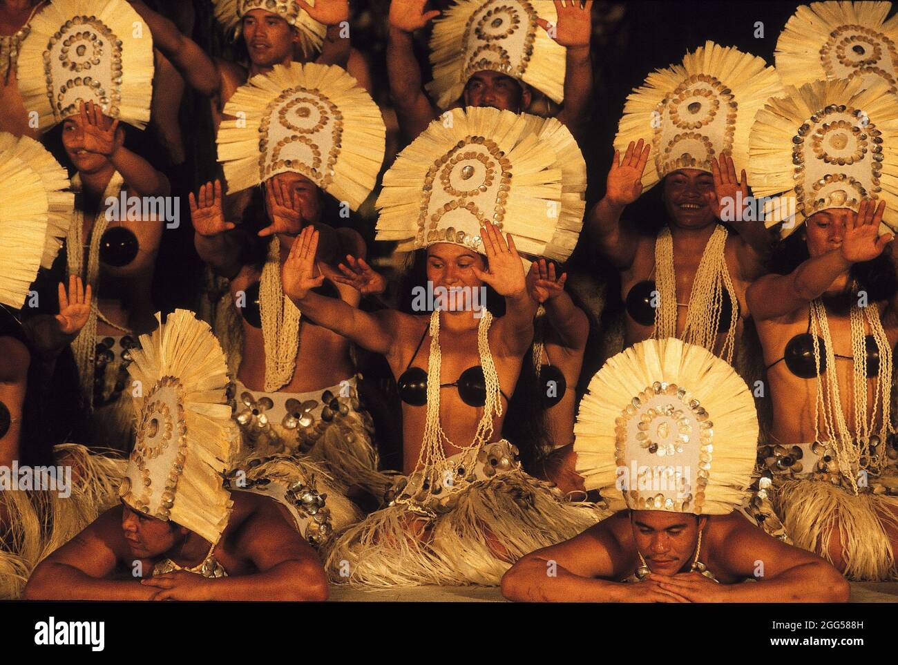FRENCH POLYNESIA. TAHITI. PAPEETE FAA'A. SONG AND DANCE COMPETITION ...