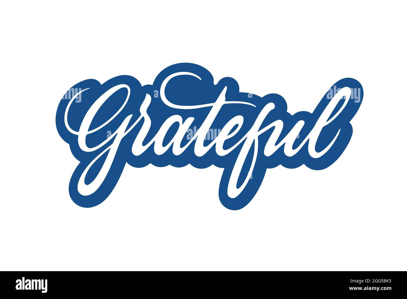 Grateful vector lettering Stock Vector Image & Art - Alamy
