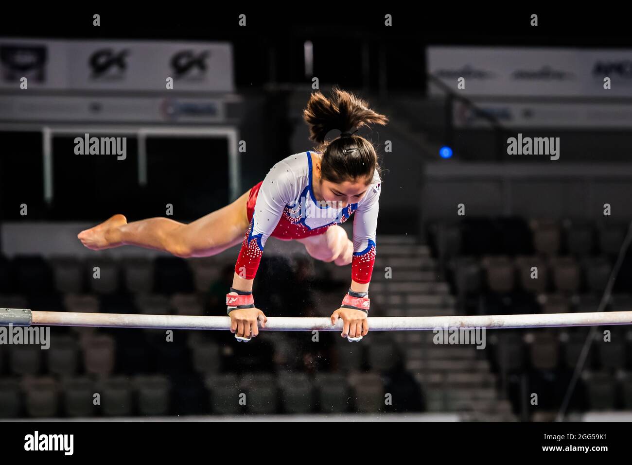 Dohyun Eon from Republic of Korea seen in action during the Gymnastics ...