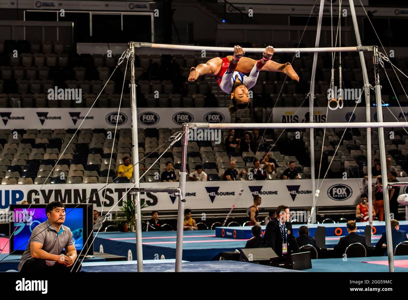 Korean gymnast Dohyun Eom seen in action during the Gymnastics World ...