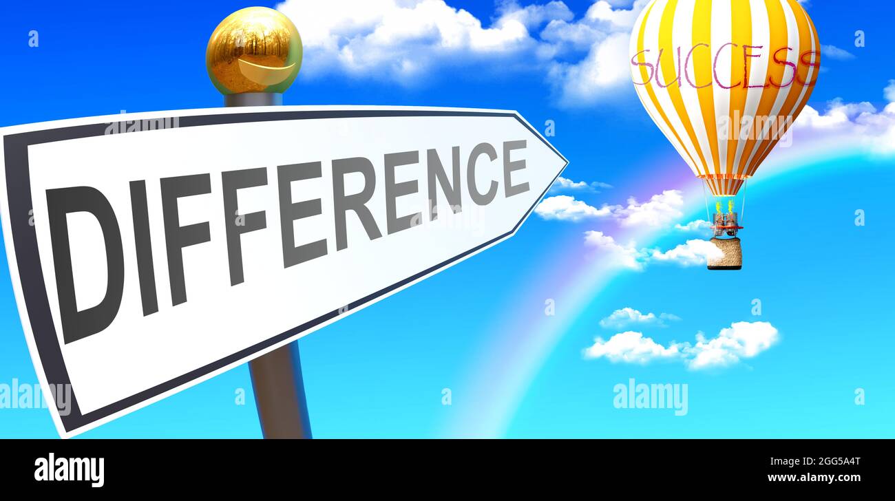 We make the difference hi-res stock photography and images - Alamy