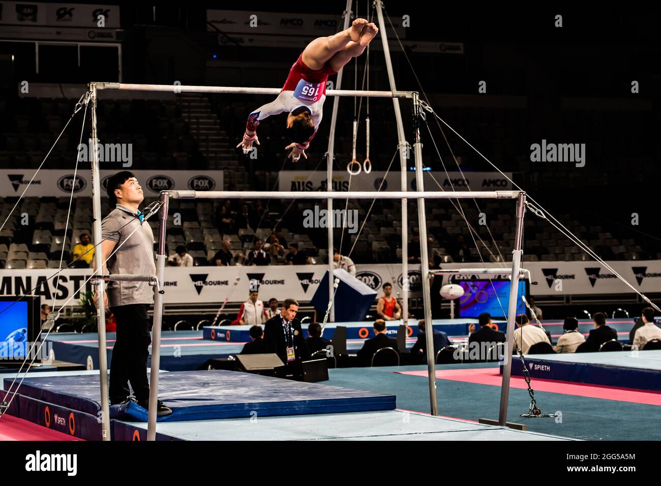 Korean gymnast Dohyun Eom seen in action during the Gymnastics World ...