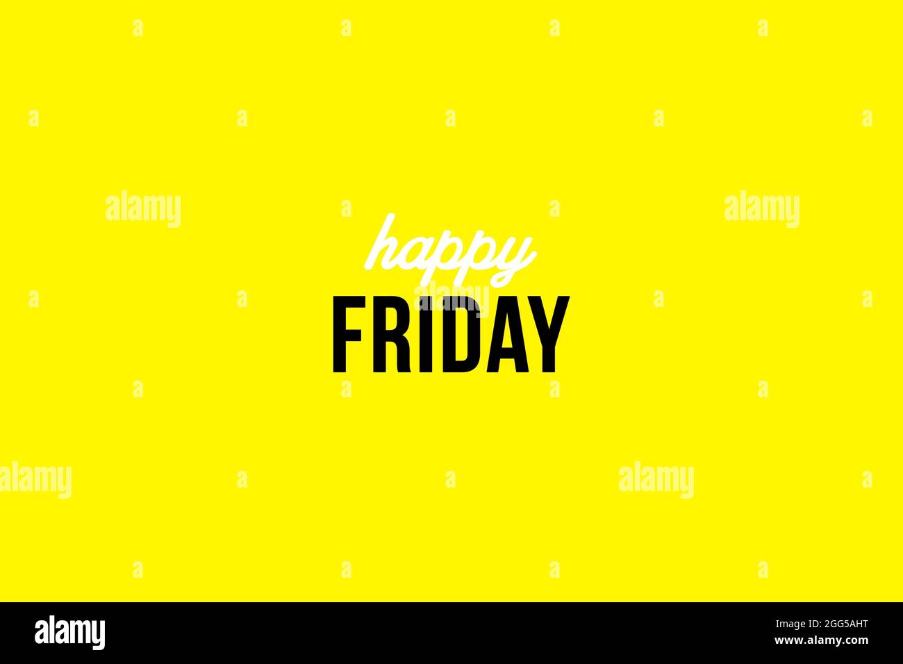 Happy Friday. Day of the week. Weekly calendar day background, poster ...