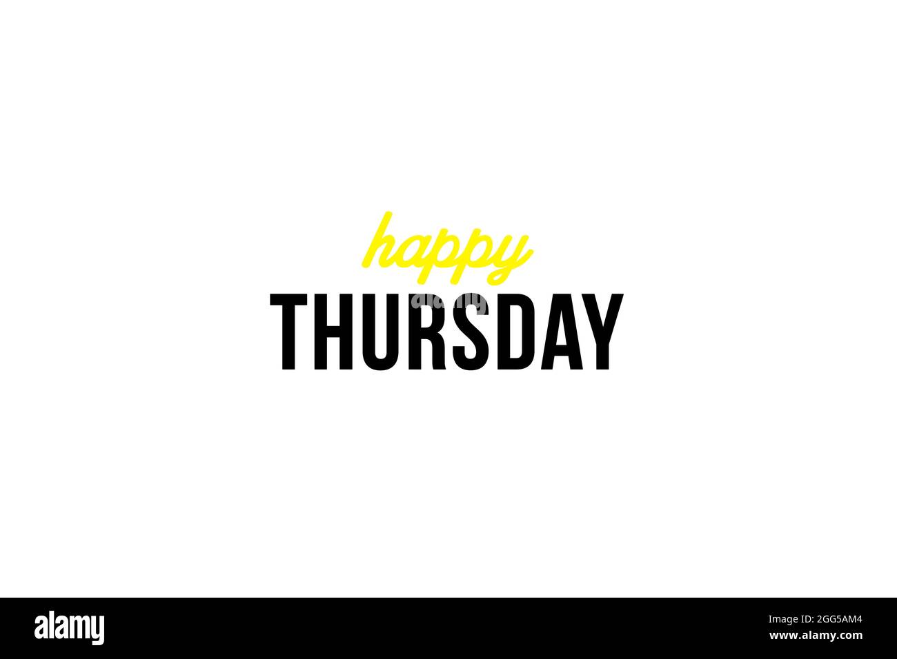 Happy Thursday. Day of the week. Weekly calendar day background, poster ...