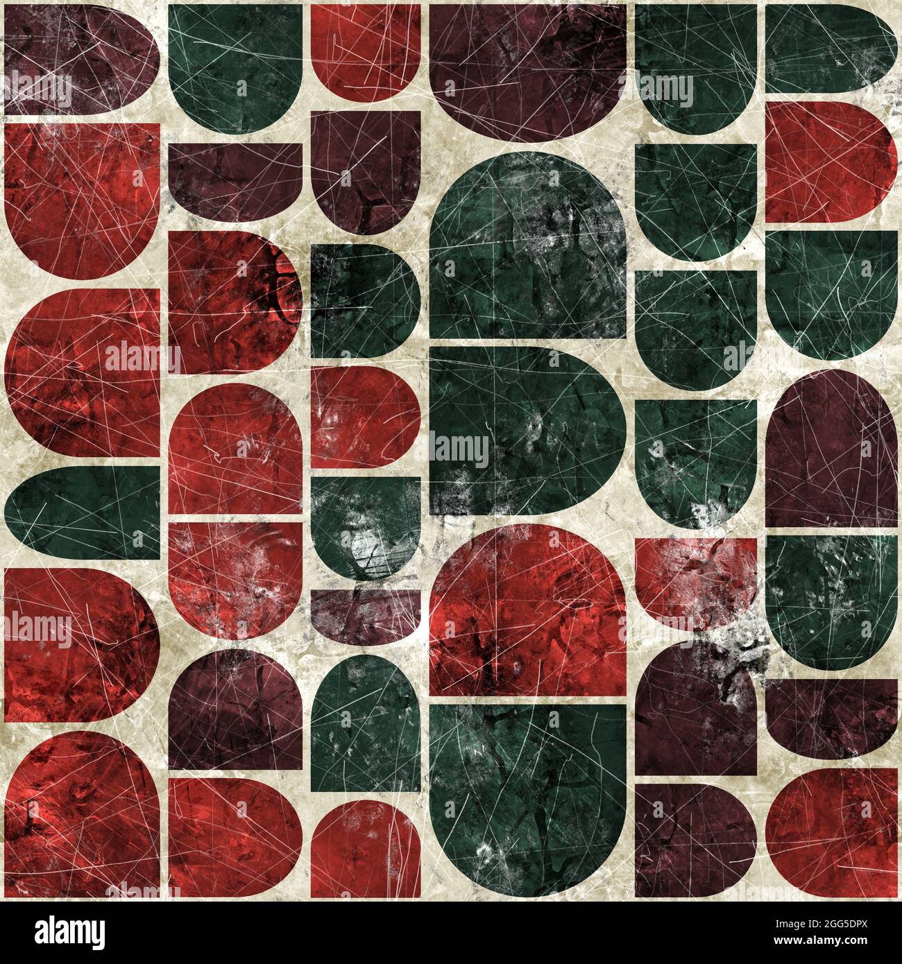 Seamless grungy abstract archway pattern design for print Stock Photo ...