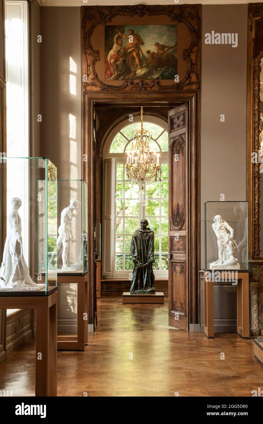 FRANCE. PARIS (7TH DISTRICT). RODIN MUSEUM. ON THE 1ST LEVEL, HALL OF ...