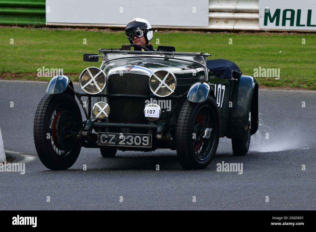 A slight fuel spill, Henry Day, Alvis SA Speed 20, Owner - Driver ...