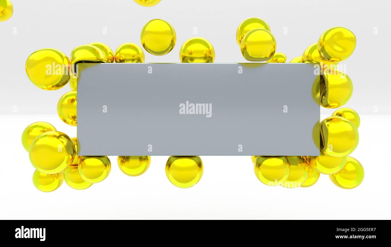 Soft color metal spheres fluid hi-res stock photography and images - Alamy