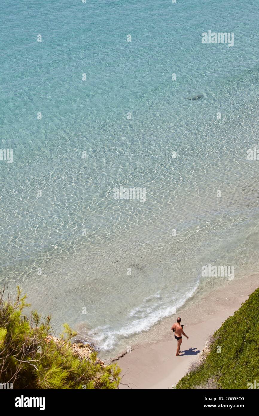 Playa de binigaus menorca hi-res stock photography and images - Alamy