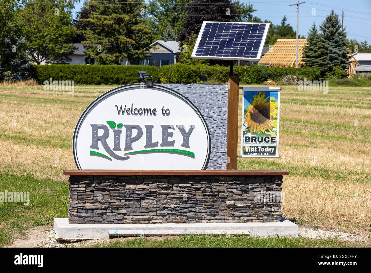 Welcome To Ripley Sign A Small Town In Southwestern Ontario Canada ...