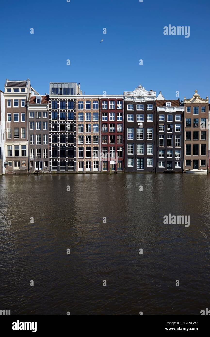 Typical architecture of Amsterdam buildings, Netherlands Stock Photo ...