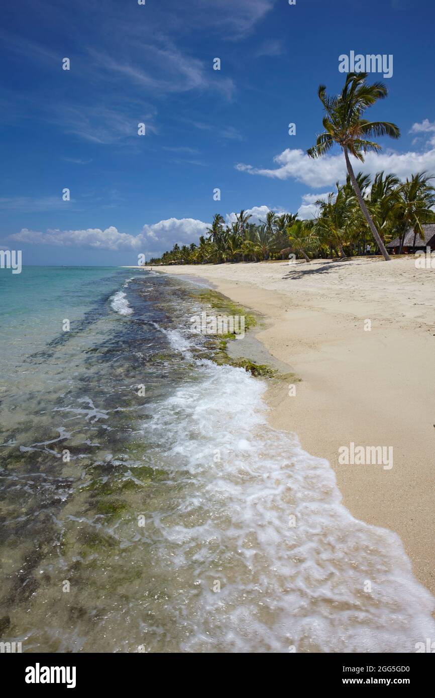 The beach in Le Morne Brabant, Mauritius Stock Photo - Alamy