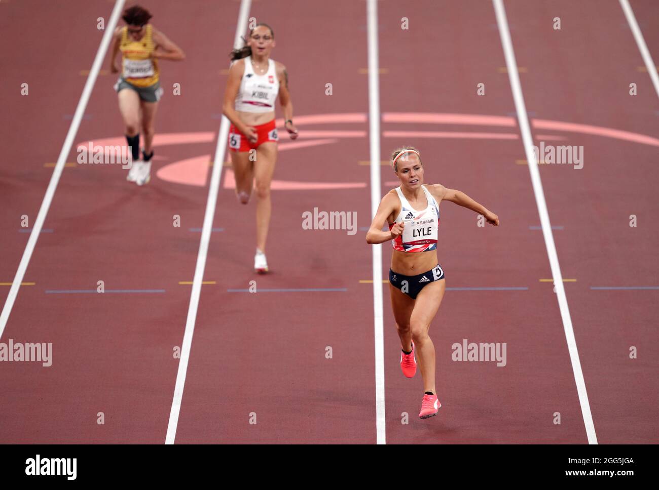 Great Britain's Maria Lyle competes in the Women's 200m - T35 during ...
