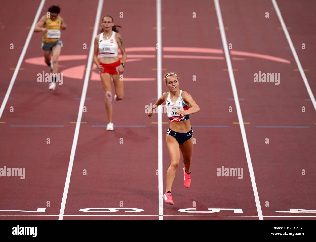 Great Britain's Maria Lyle competes in the Women's 200m - T35 during ...