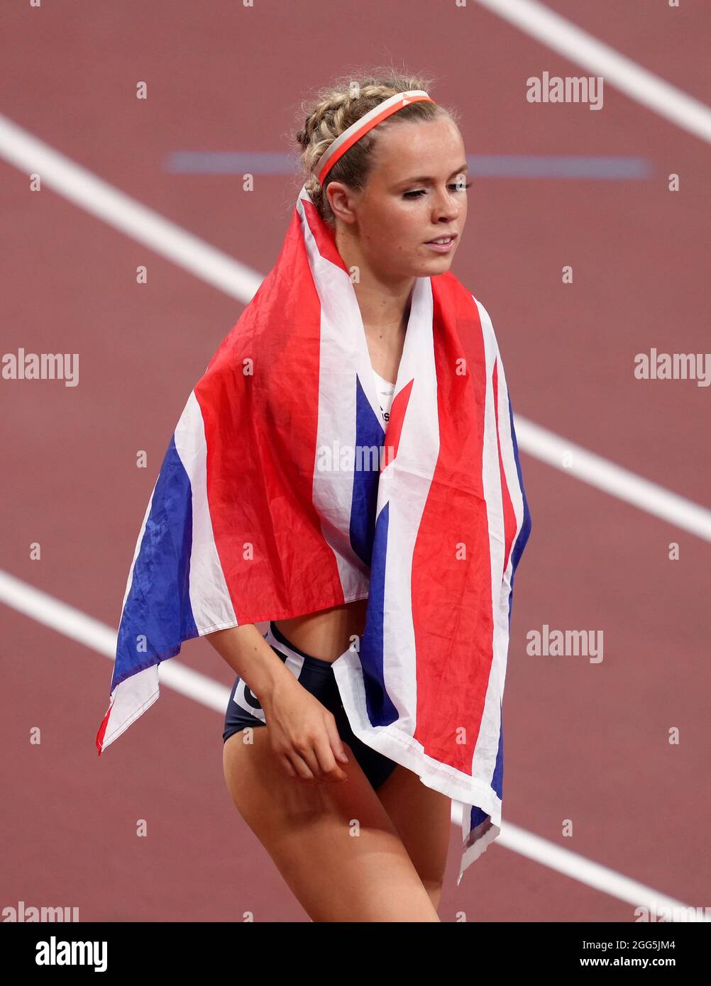 Great Britain's Maria Lyle after winning Bronze in the Women's 200m ...